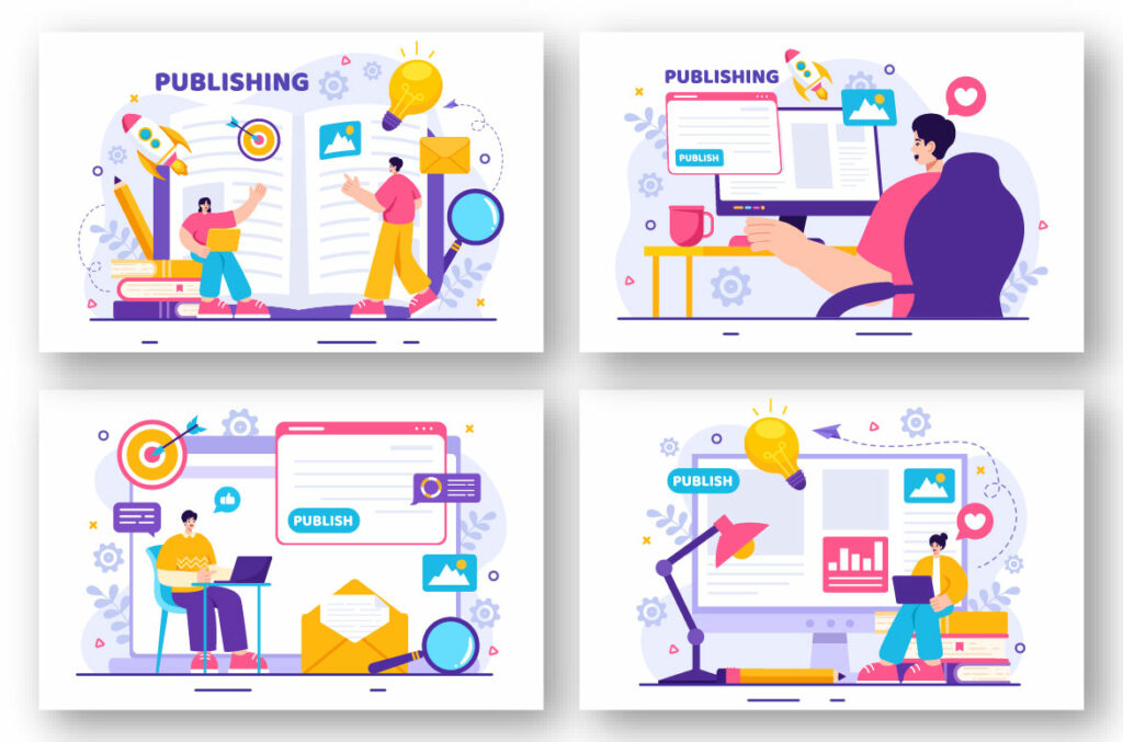 12 Digital Publishing Illustration - MasterBundles