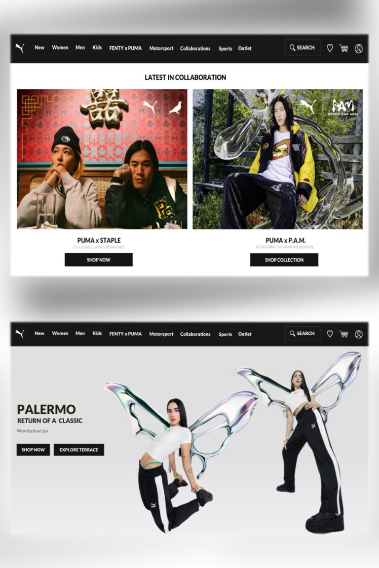 Creative PUMA WEB DESIGN presentation. company presentation ...