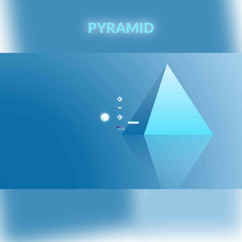 Creative PYRAMID. PYRAMID illustration. PYRAMID illustration ...