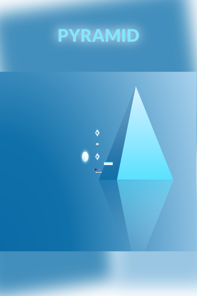 Creative PYRAMID. PYRAMID illustration. PYRAMID illustration ...
