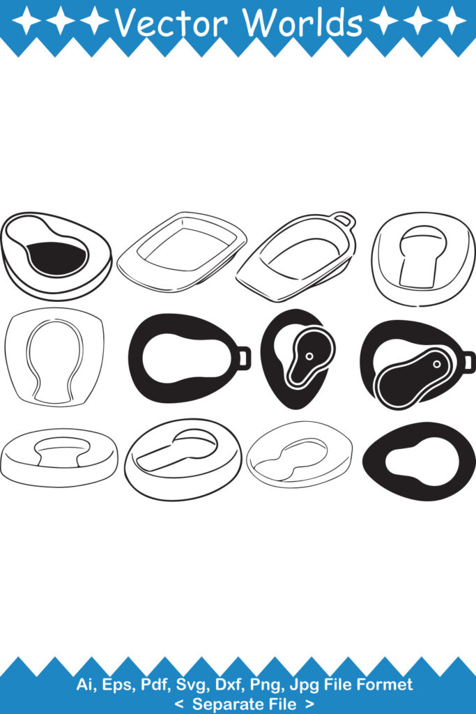 Bedpan SVG Vector Design - MasterBundles