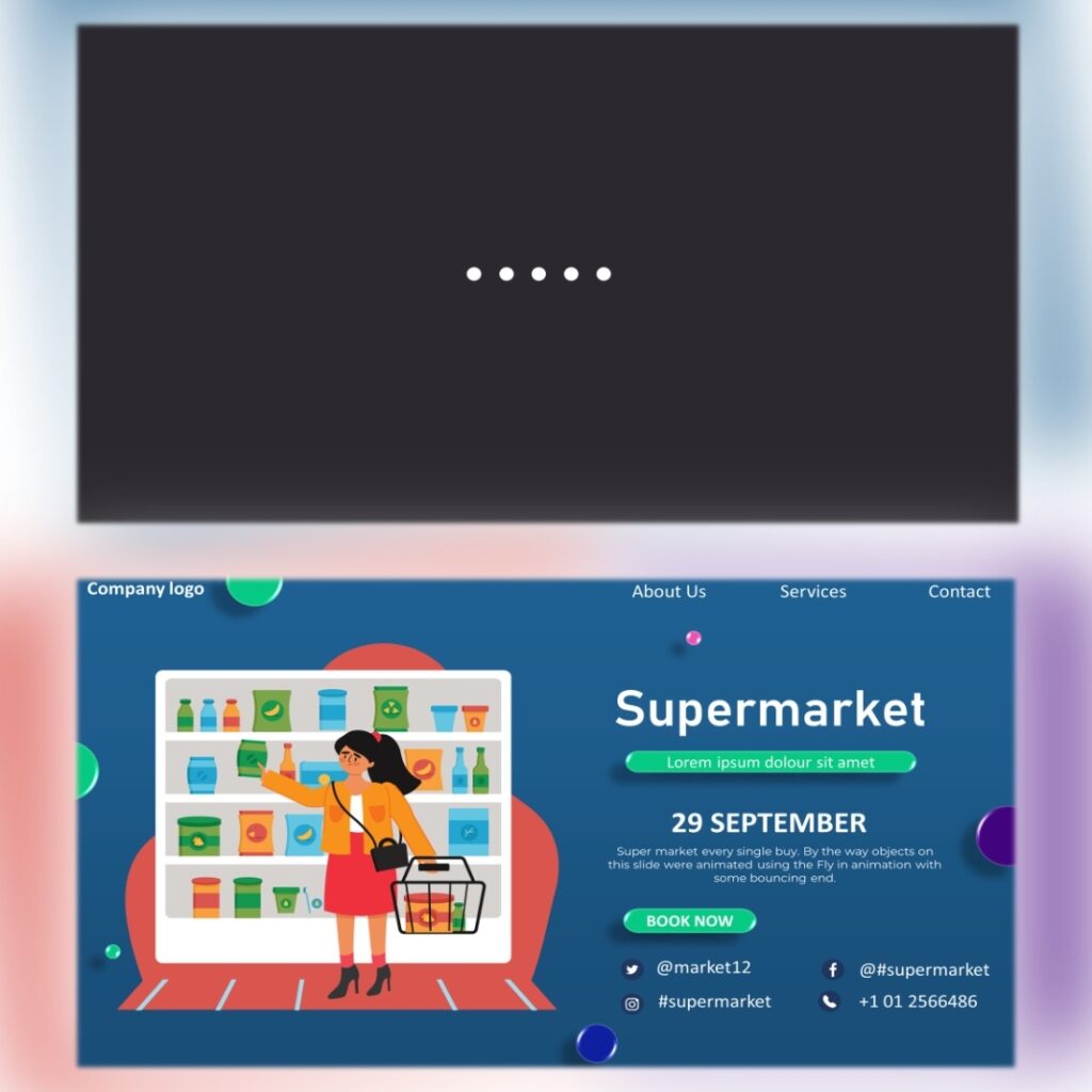 Creative ONLINE SHOP presentation. company presentation. advertisement ppt design. ppt ...