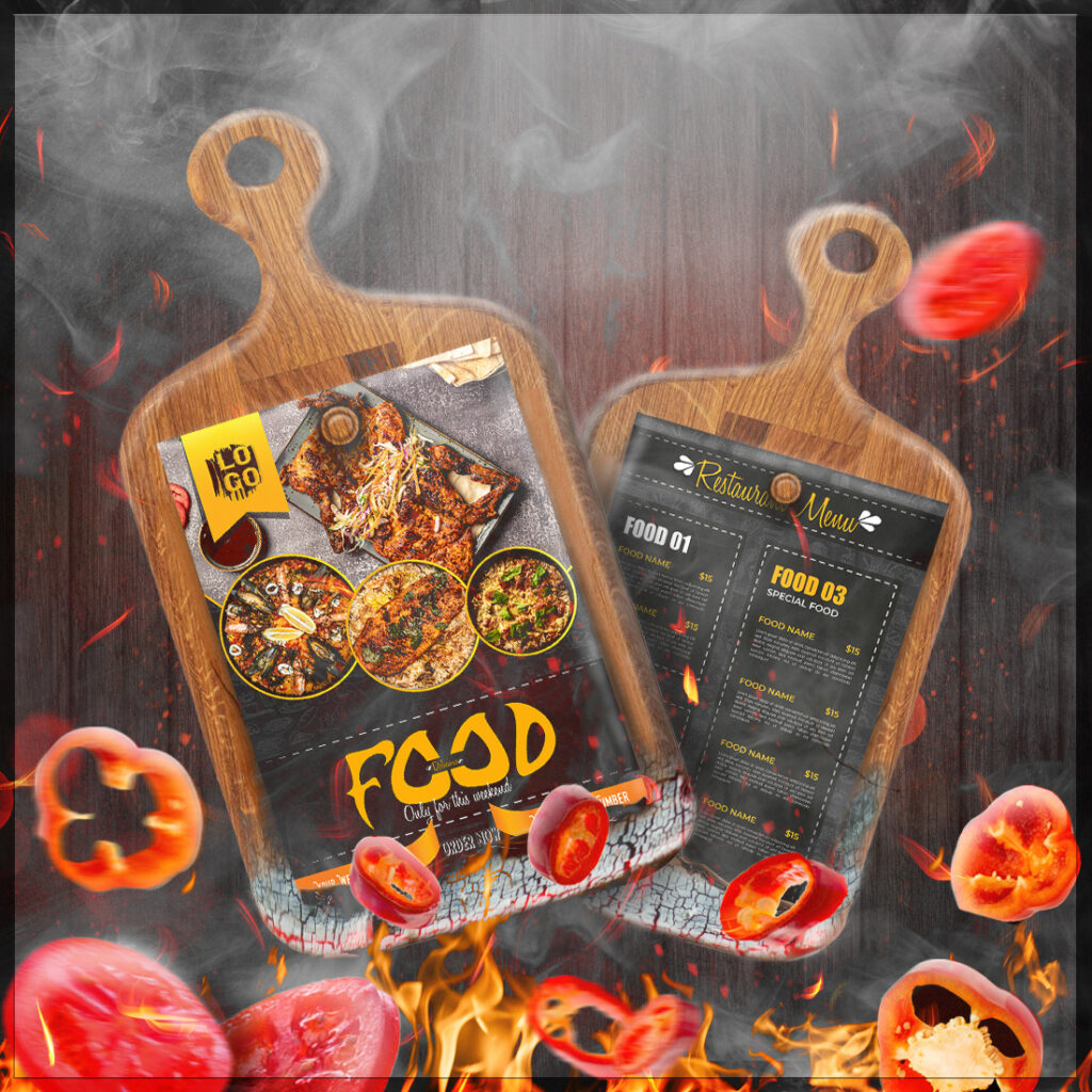 Professional restaurant food menu template - MasterBundles