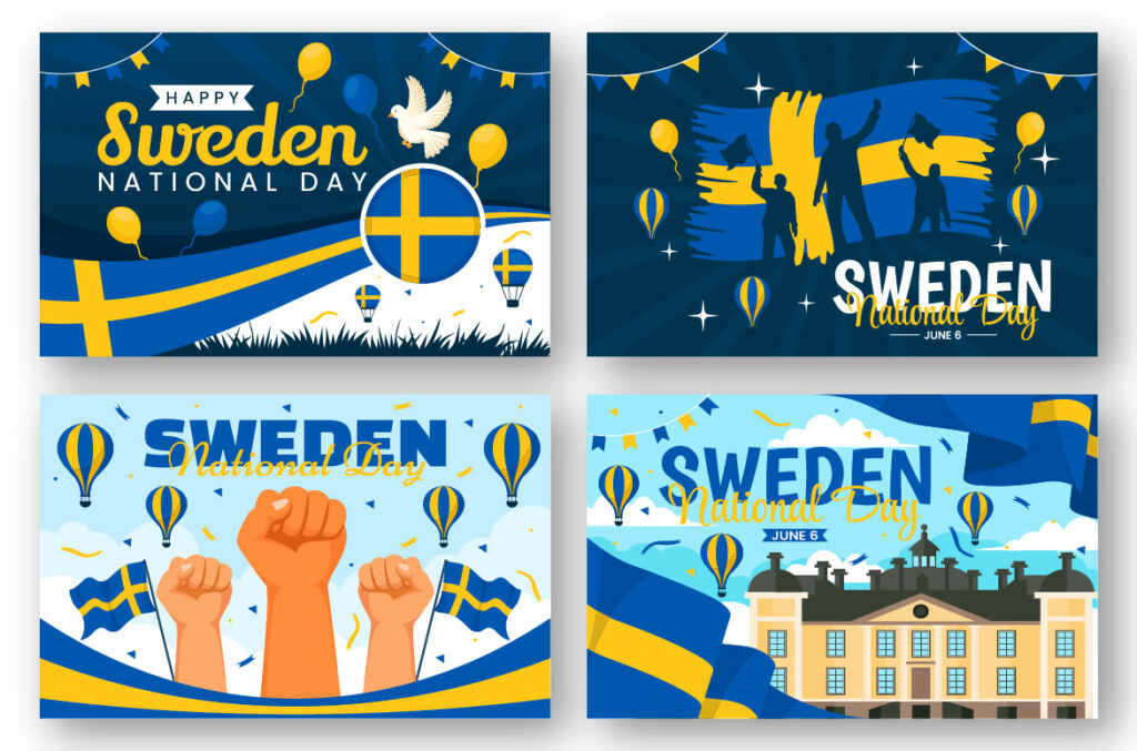 12 Sweden National Day Illustration - MasterBundles