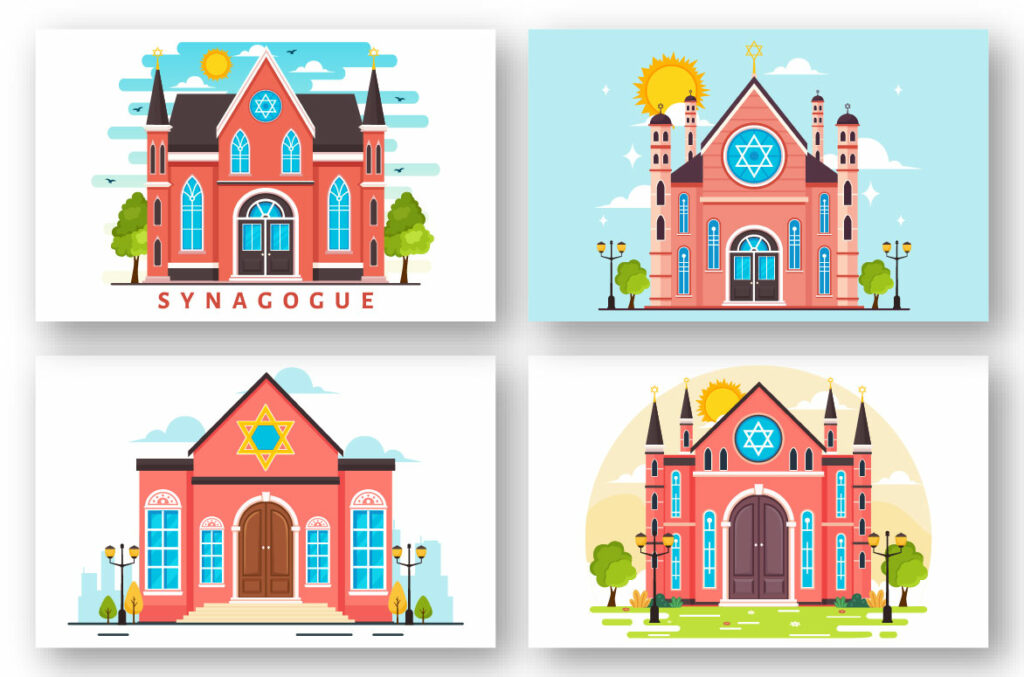 10 Synagogue Building Illustration - MasterBundles