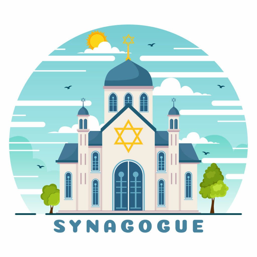 10 Synagogue Building Illustration - MasterBundles