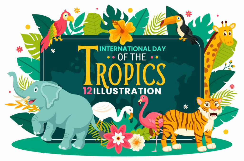 12 Day of the Tropics Illustration - MasterBundles