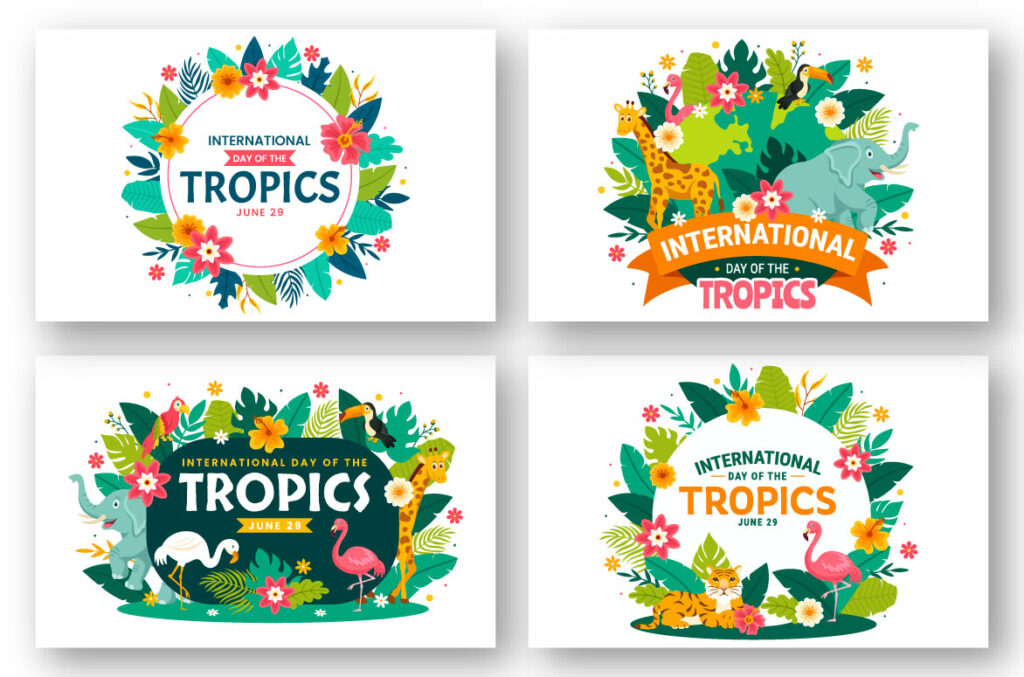 12 Day of the Tropics Illustration - MasterBundles