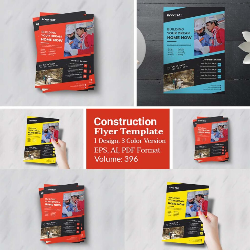 Building Construction Promo Flyer - MasterBundles
