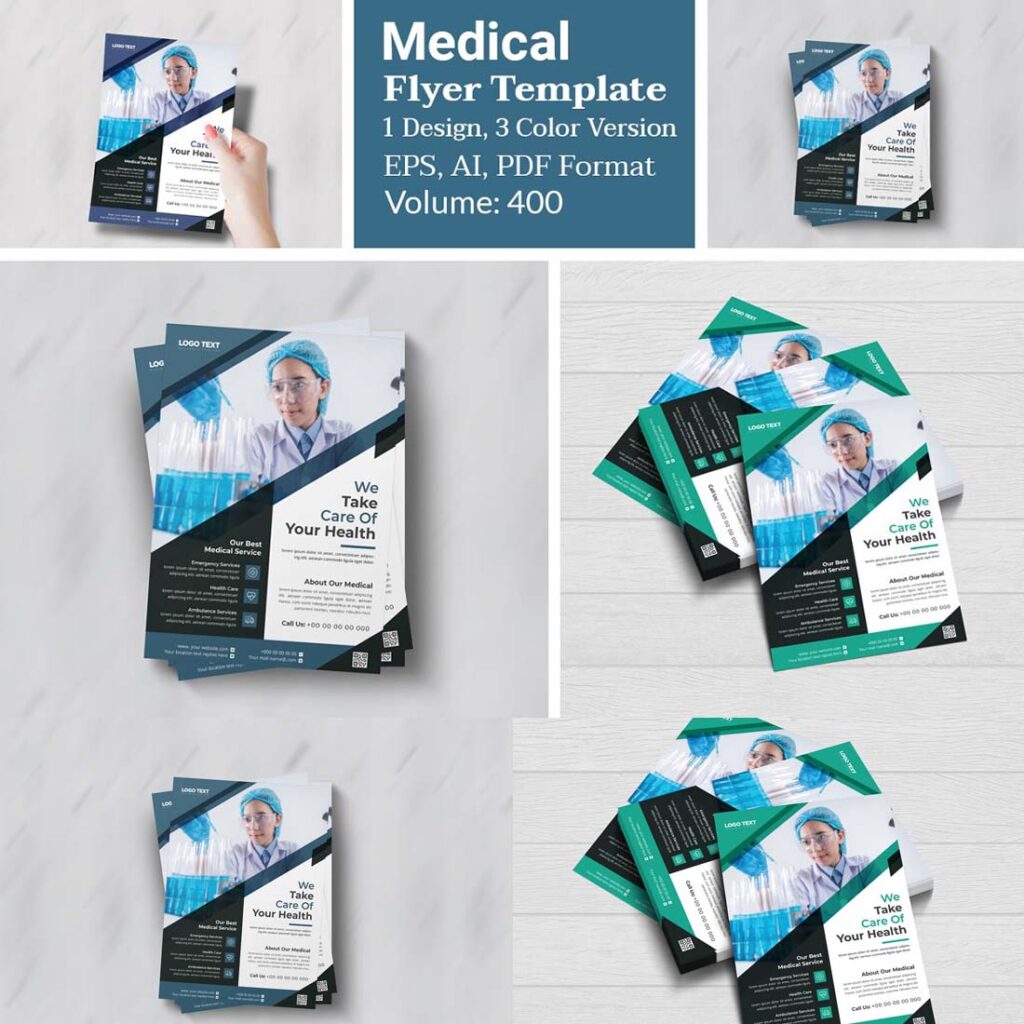 Medical Flyer Template Design - MasterBundles