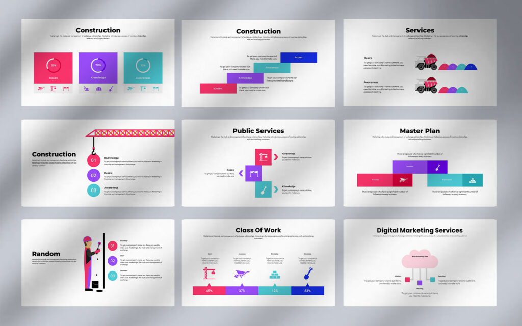 Random Hero PowerPoint Presentation Template - MasterBundles