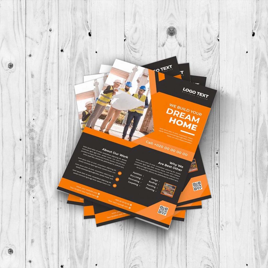 Creative Construction Flyer Design - MasterBundles