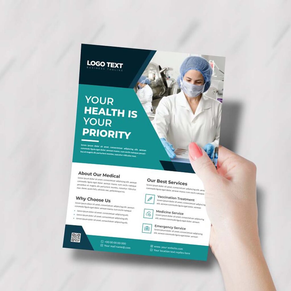 Medical Flyer Design Template - MasterBundles