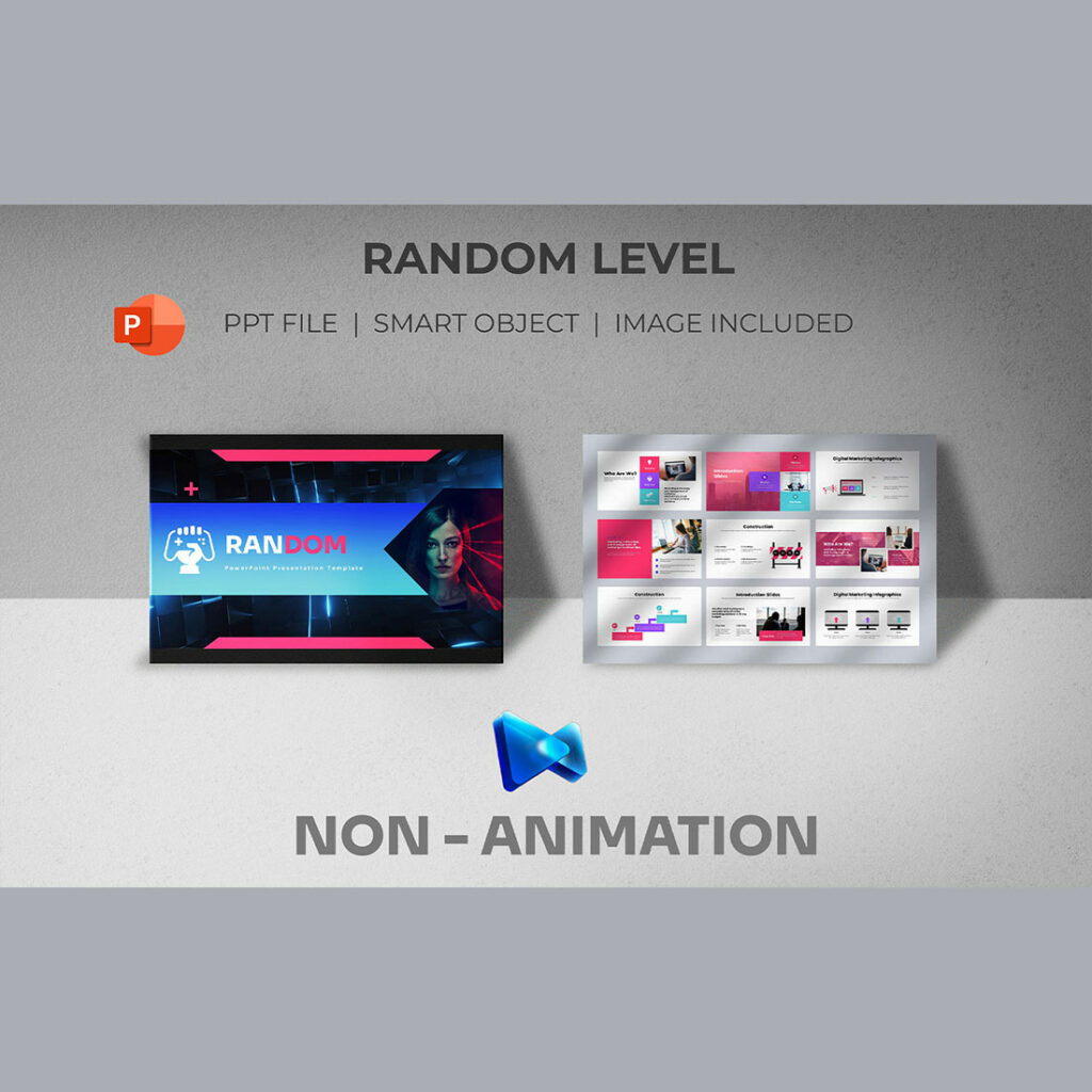 Random Hero PowerPoint Presentation Template - MasterBundles