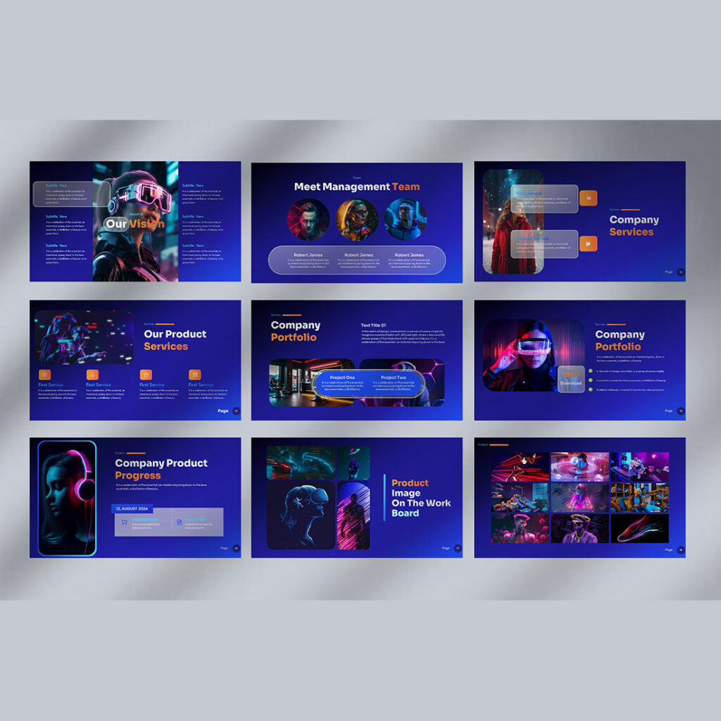 Product Monster Google Slide Presentation Template - MasterBundles