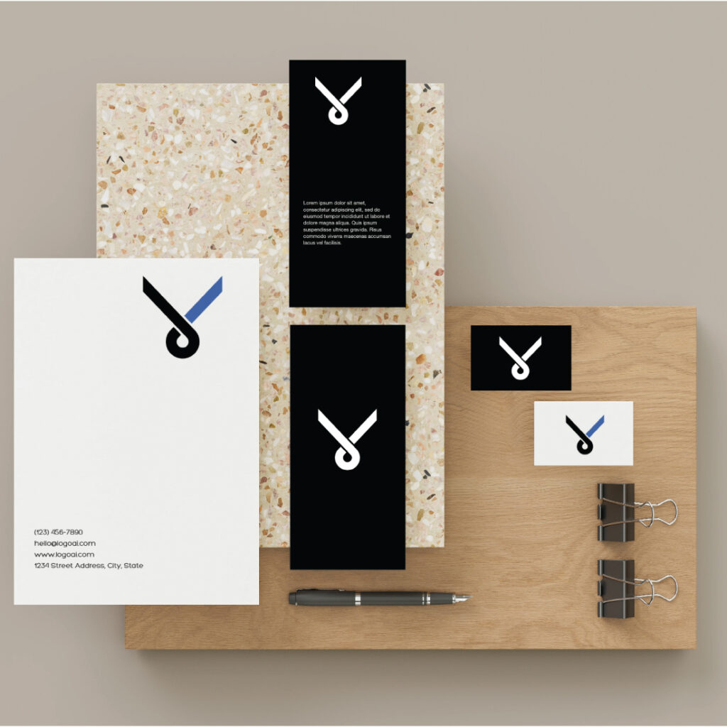 VJ or V Letter Logo Template-Brand Identity - MasterBundles