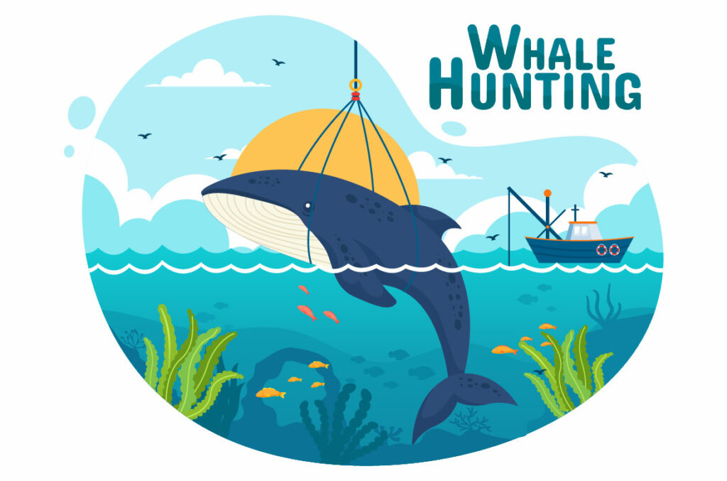 10 Whale Hunting Illustration - MasterBundles