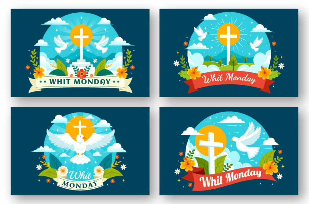 12 Whit Monday Illustration - MasterBundles