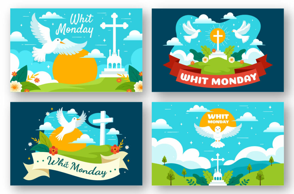 12 Whit Monday Illustration - MasterBundles