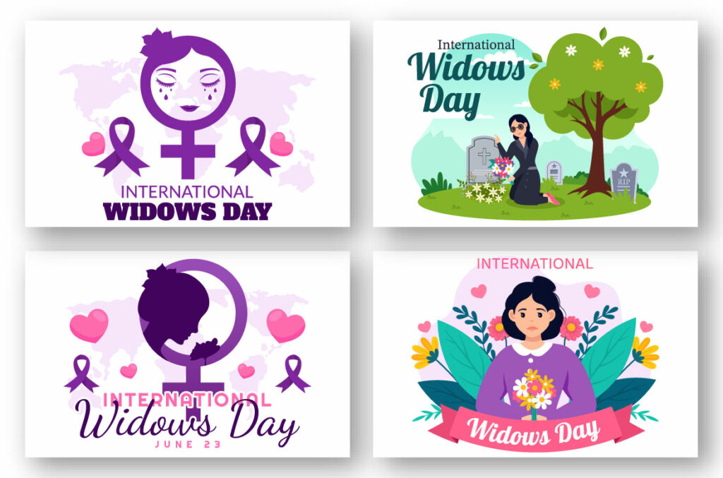 12 International Widows Day Illustration - MasterBundles