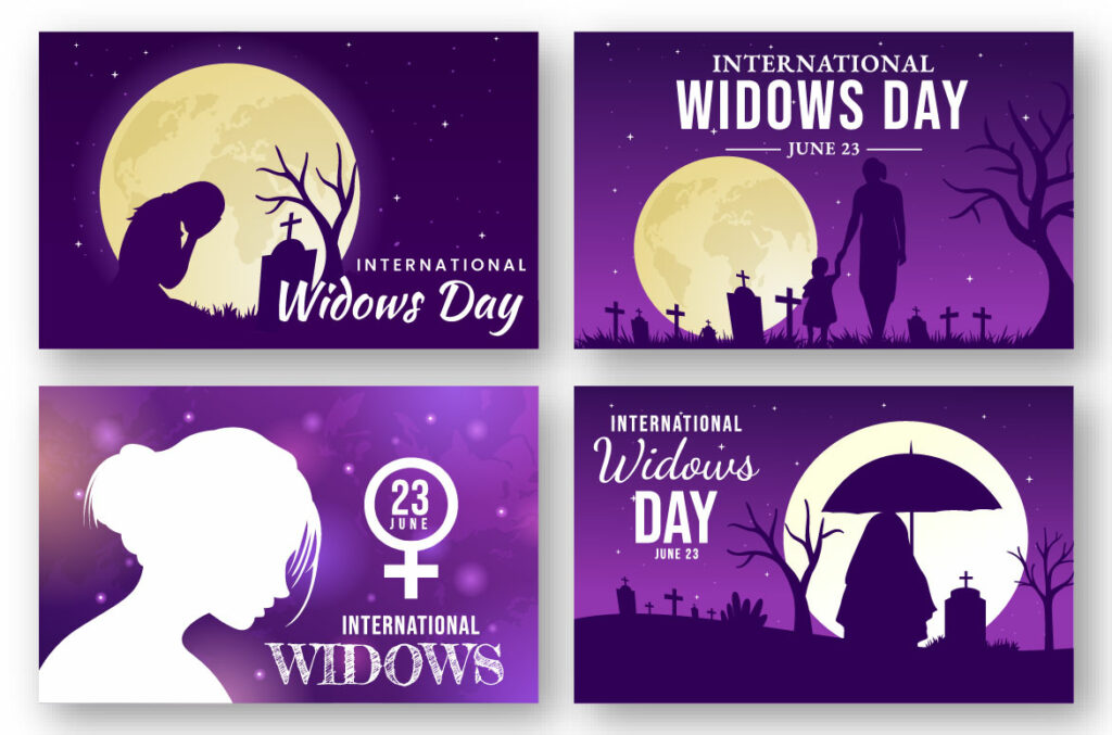 12 International Widows Day Illustration - MasterBundles