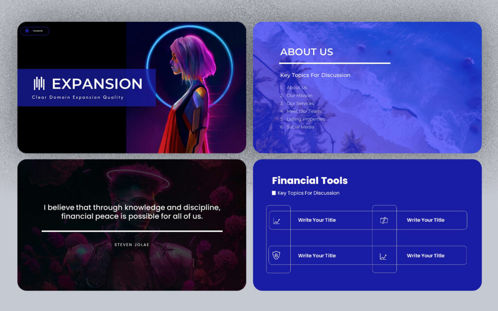 Domain Expansion Explain PowerPoint Presentation Template - MasterBundles