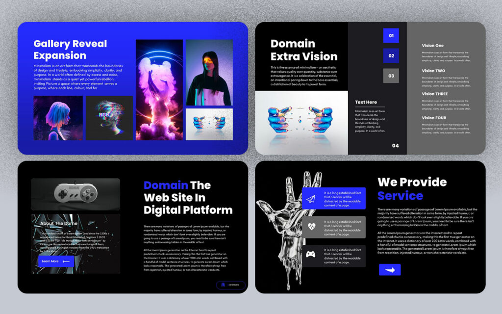 Domain Expansion Explain PowerPoint Presentation Template - MasterBundles