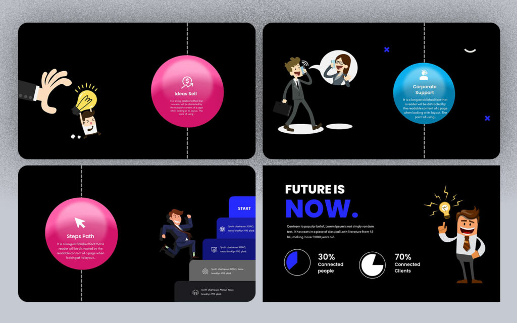 Domain Expansion Explain Keynote Presentation Template - MasterBundles