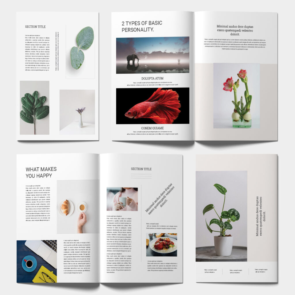 E-book Magazine Template - MasterBundles