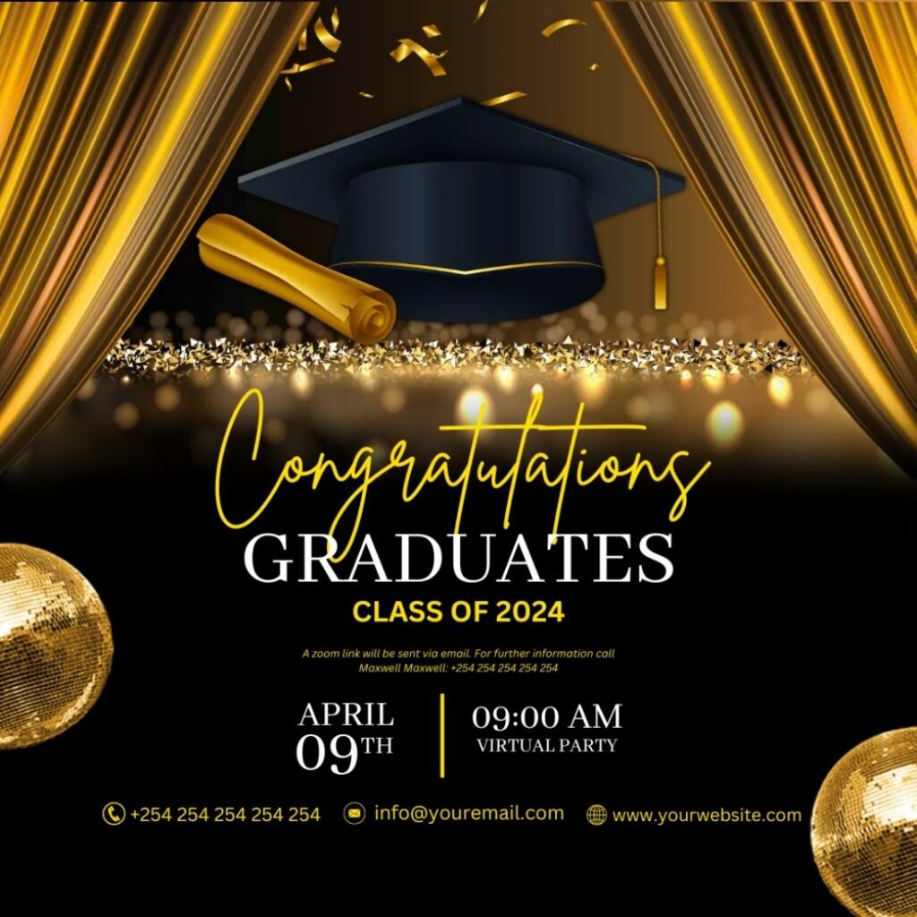 1 Instagram sized Canva Congratulatory Card Design Template Bundle – $4 ...