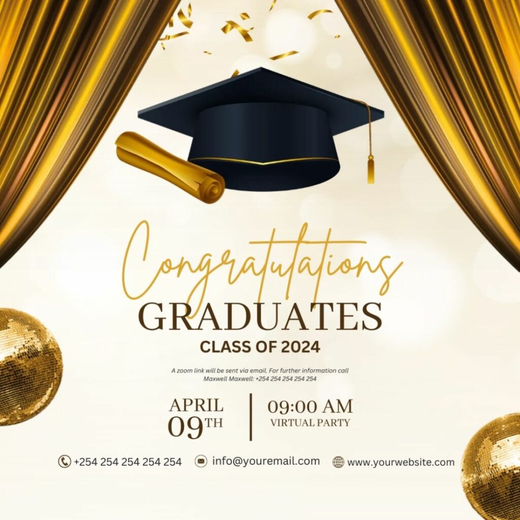 1 Instagram sized Canva Congratulatory Card Design Template Bundle – $4 ...