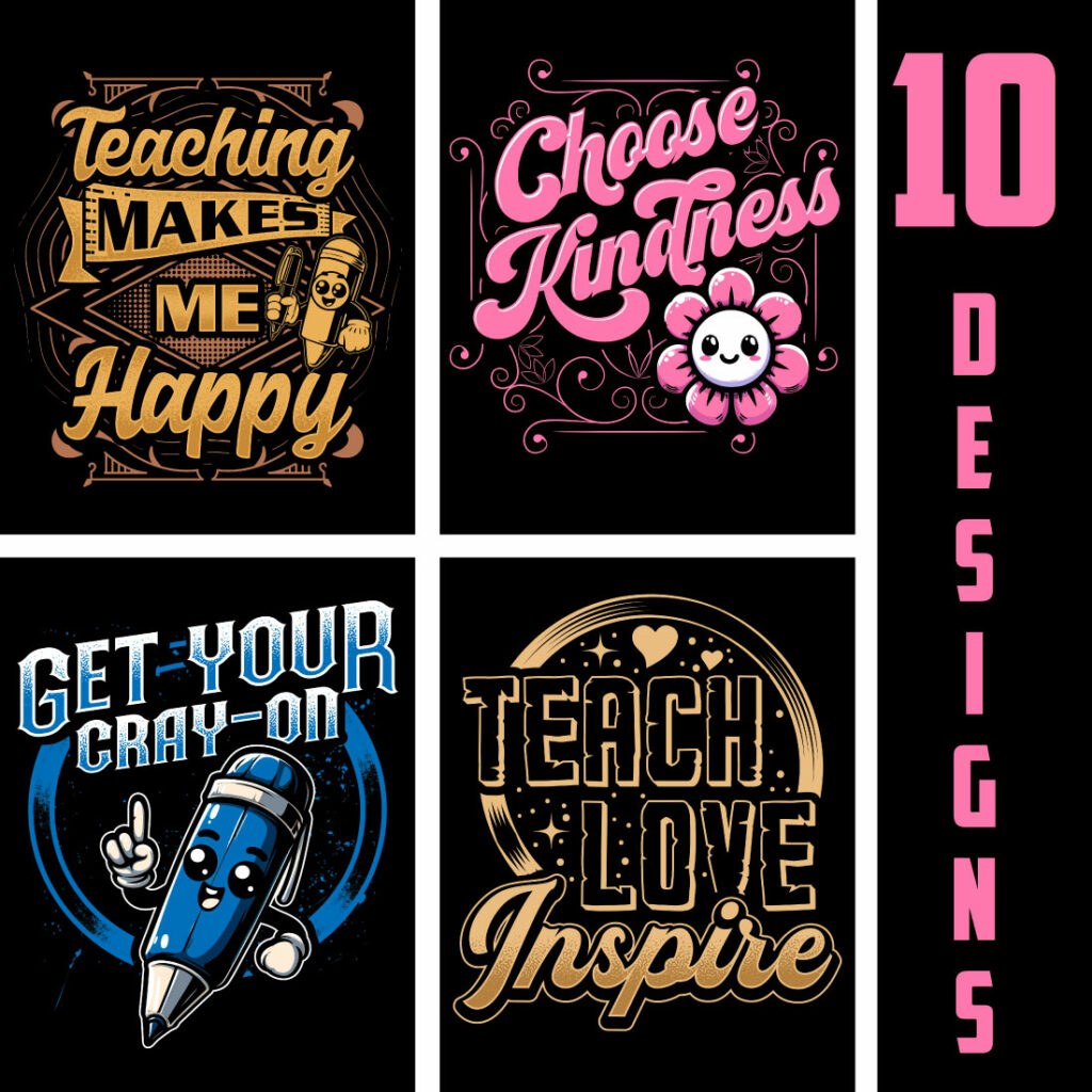 Teacher t shirt design bundle - MasterBundles, teacher t shirt design ...