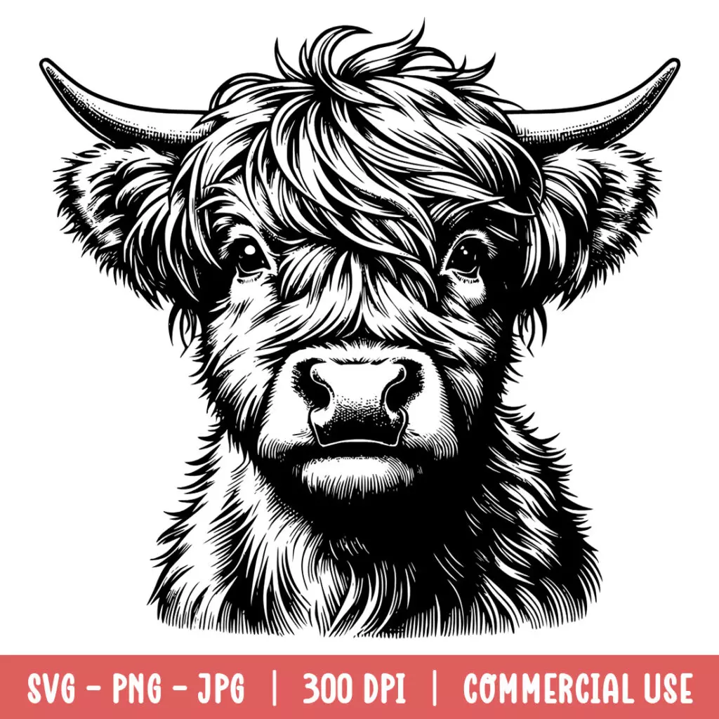 Highland Cow SVG | Highland Cow Clipart | SVG - MasterBundles