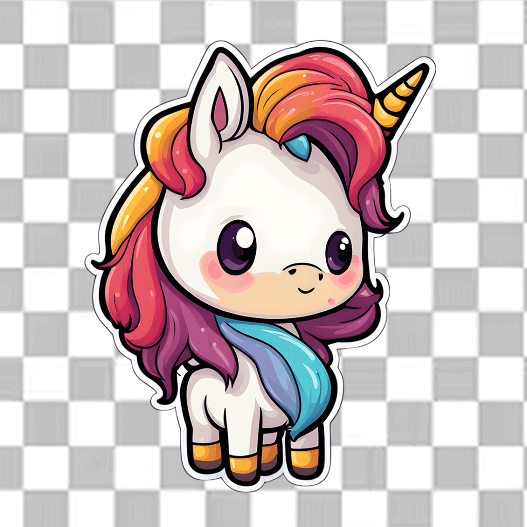 Unique Unicorn Sticker Pack 1 - MasterBundles