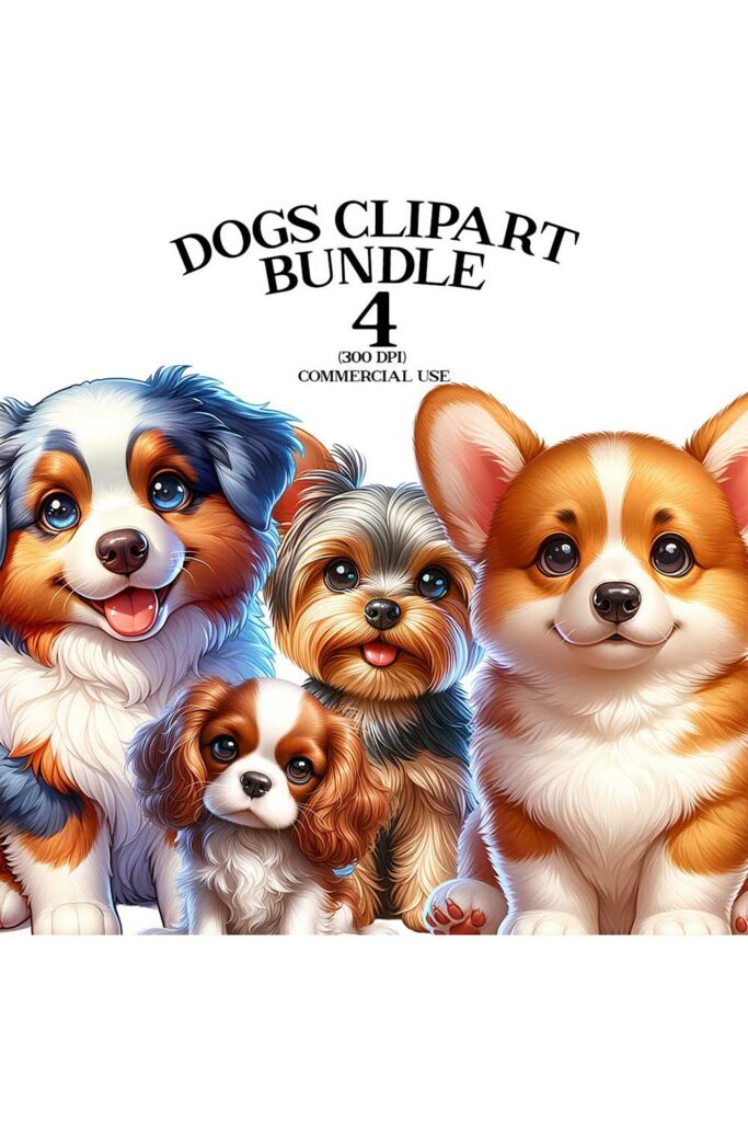 Dogs Clipart Bundle | Animals Clipart Bundle | Clipart - MasterBundles