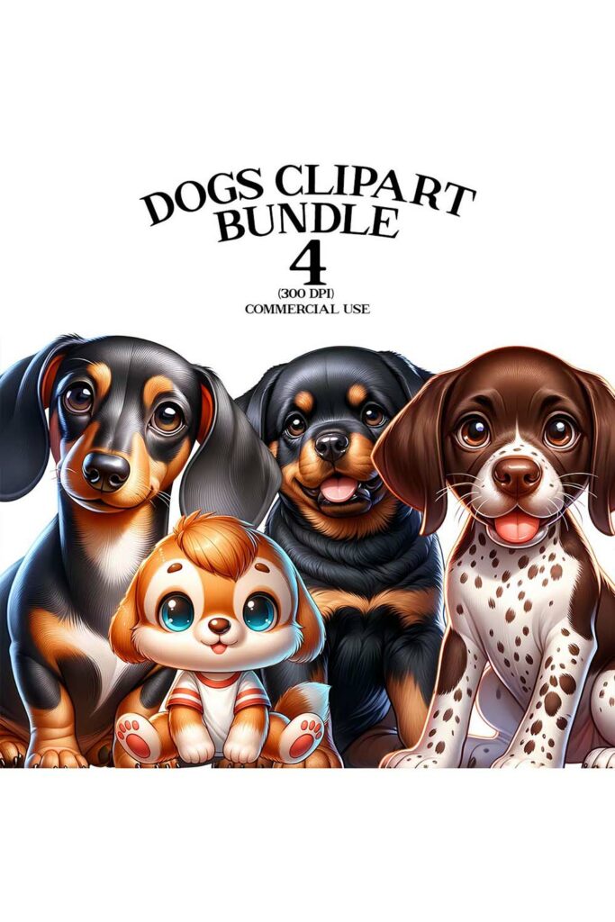 Dogs Clipart Bundle | Animals Clipart Bundle | Clipart – MasterBundles