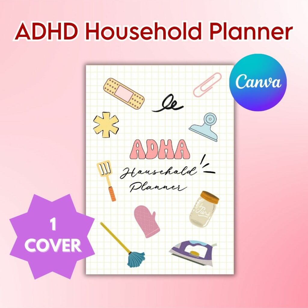 ADHD Household Planner - CANVA Template - MasterBundles