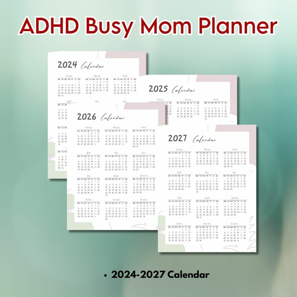 ADHD Busy Mom Planner - Canva Template - MasterBundles