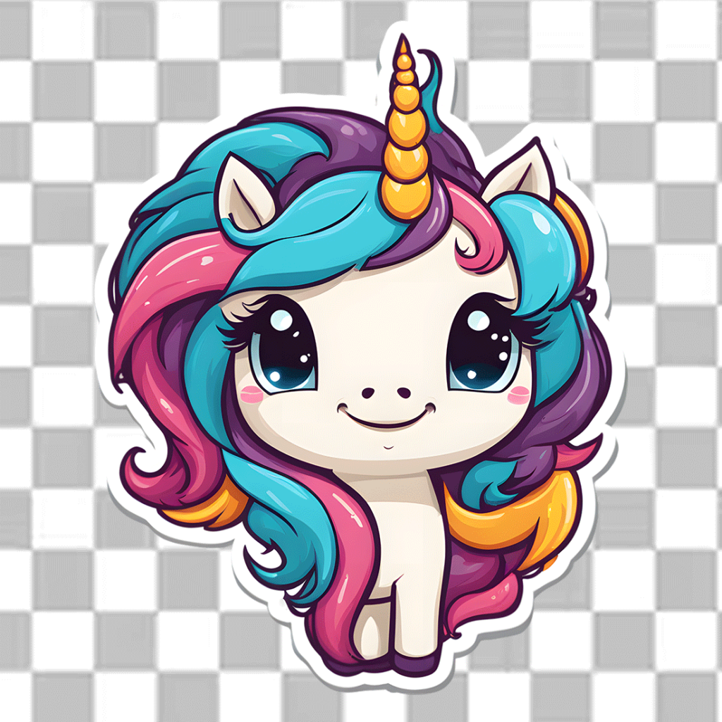 Unique Unicorn Sticker Pack 1 - MasterBundles