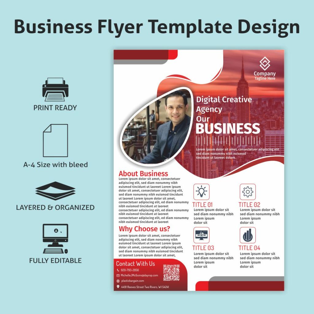 Business Flyer Template Design - MasterBundles