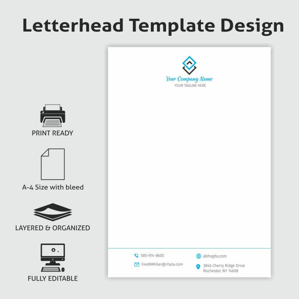 Letterhead Template - MasterBundles