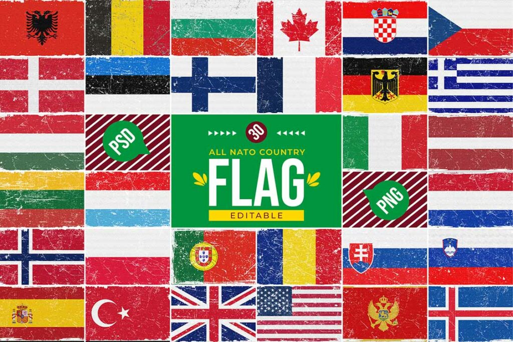All NATO Country Flag Design - MasterBundles