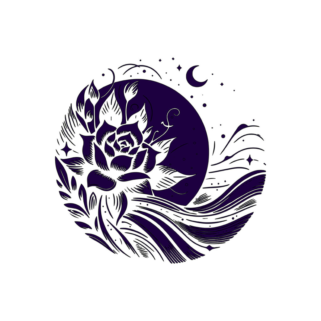 A beautiful logo with beautiful illustrations - MasterBundles