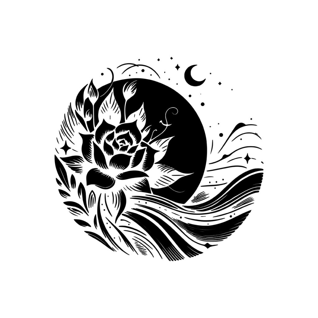 A beautiful logo with beautiful illustrations - MasterBundles