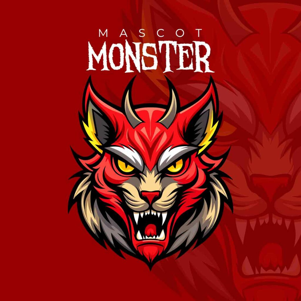 Free Gaming Cat Mascot Logo - MasterBundles