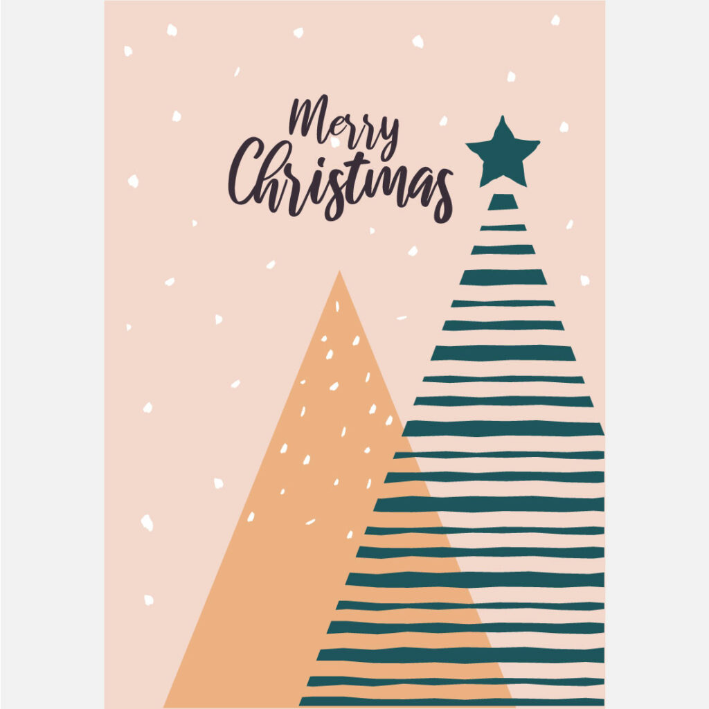 Modern Hand Drawn Christmas Cards - MasterBundles