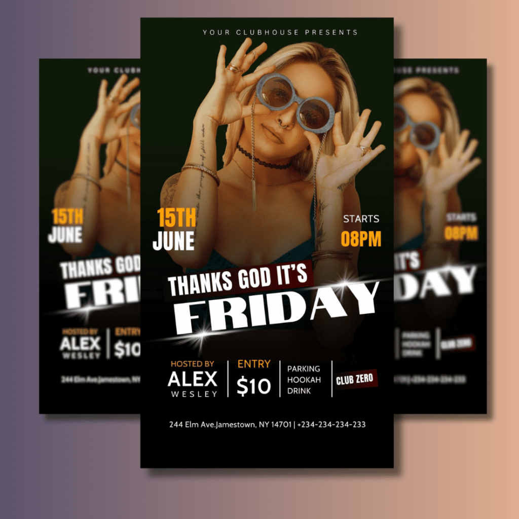 TGIF POSTER TEMPLATE - MasterBundles