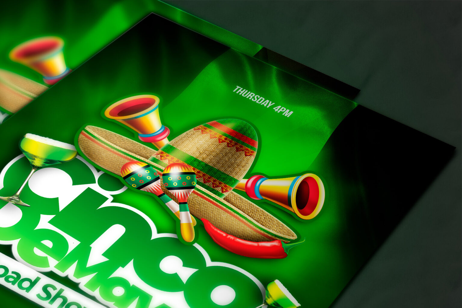 Cinco de Mayo Poster Template Design - MasterBundles