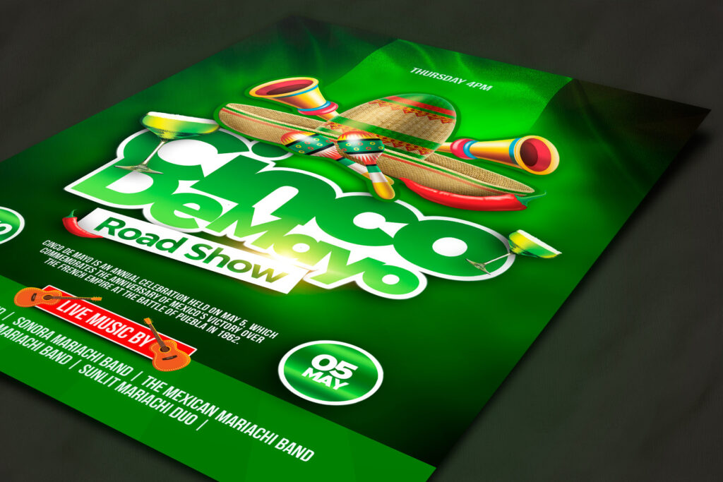 Cinco de Mayo Poster Template Design - MasterBundles