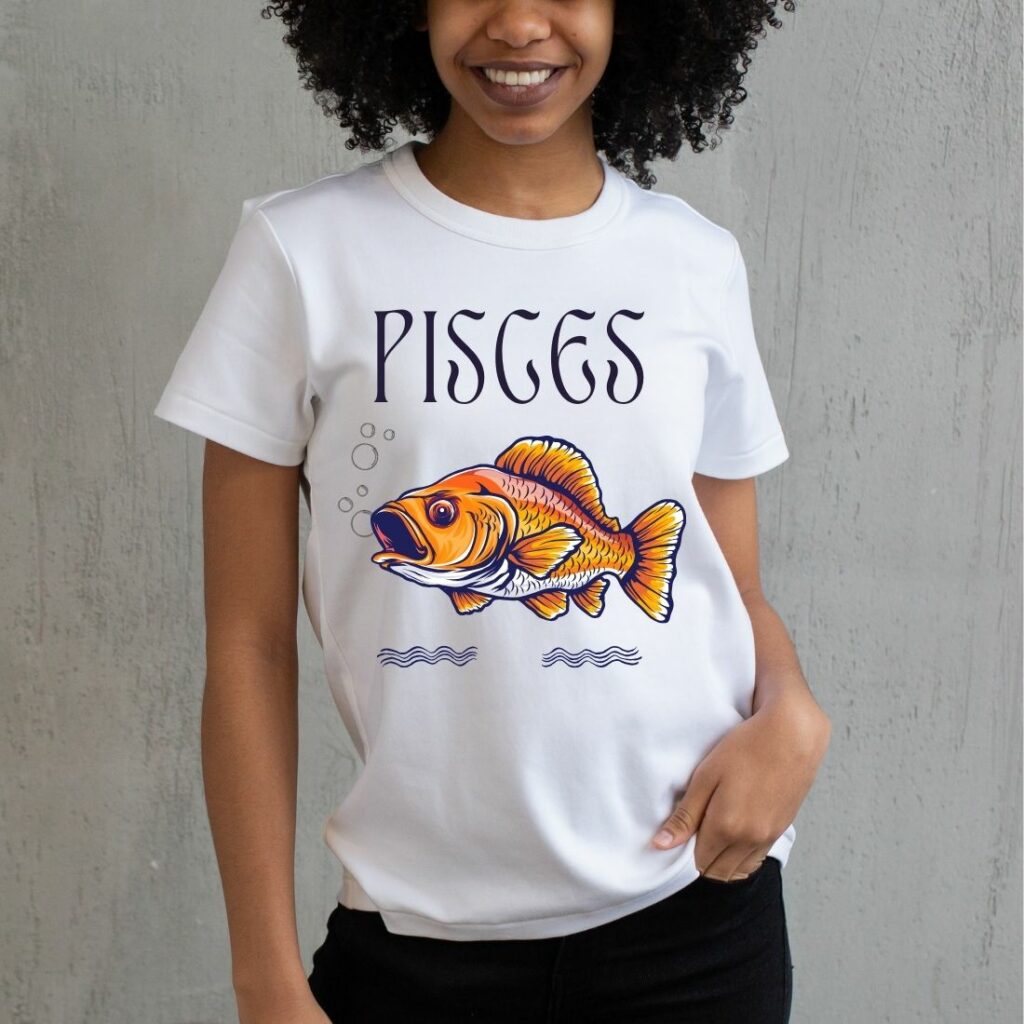 Pisces t-shirt design - MasterBundles
